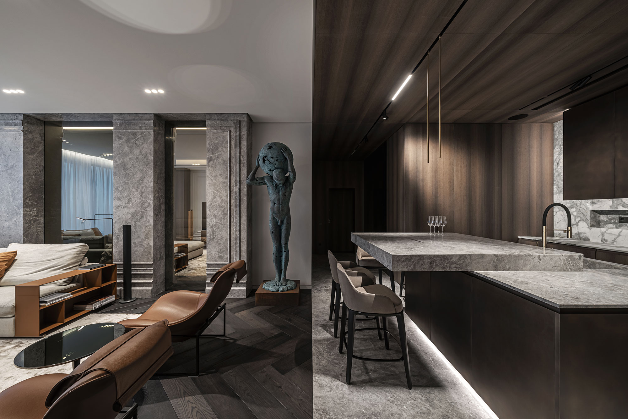 A New Display of Male Interior in The Colossus Apartment Project by ...