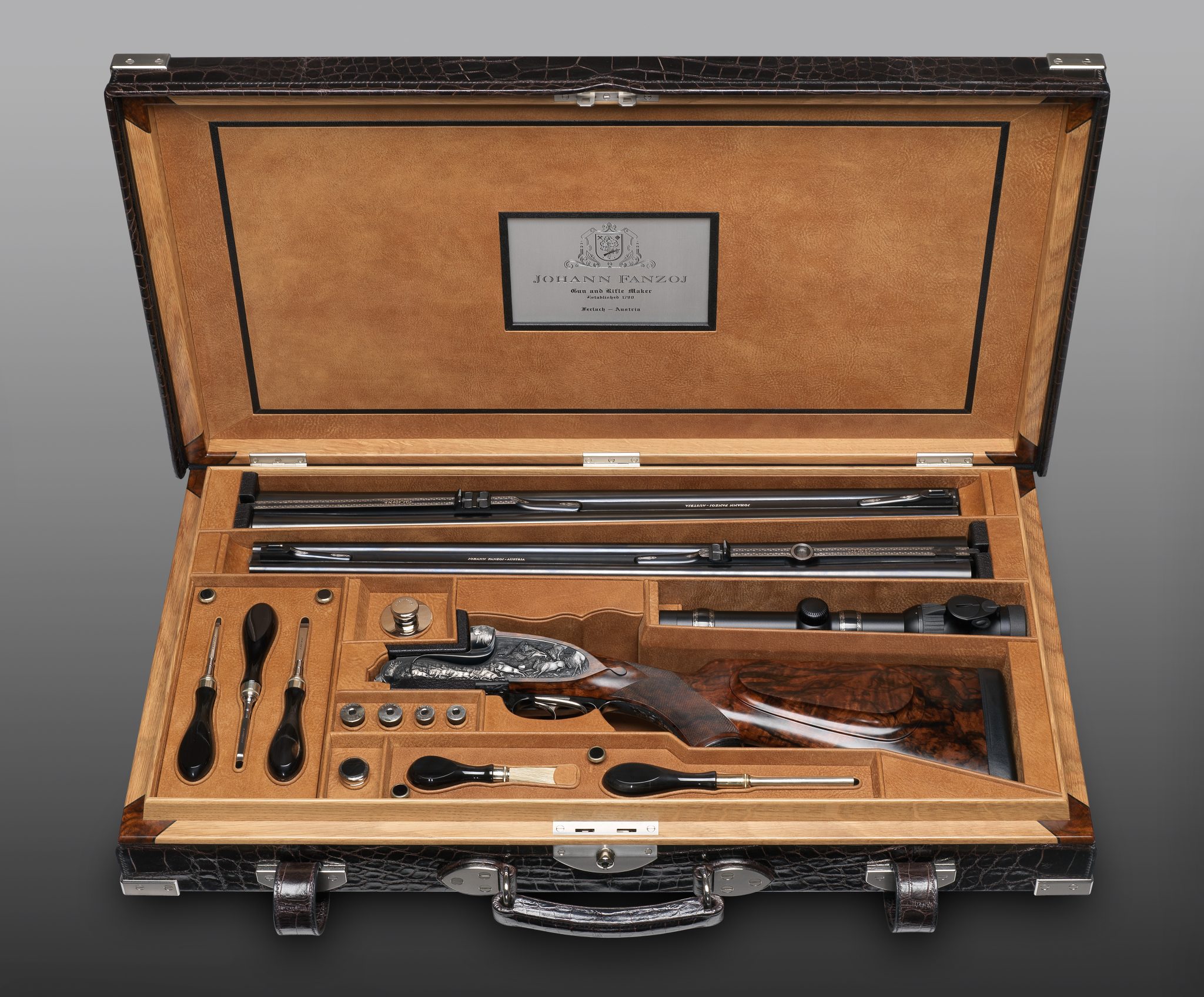 The Art Of The Gun - Johann Fanzoj Handcrafted Engraved Guns