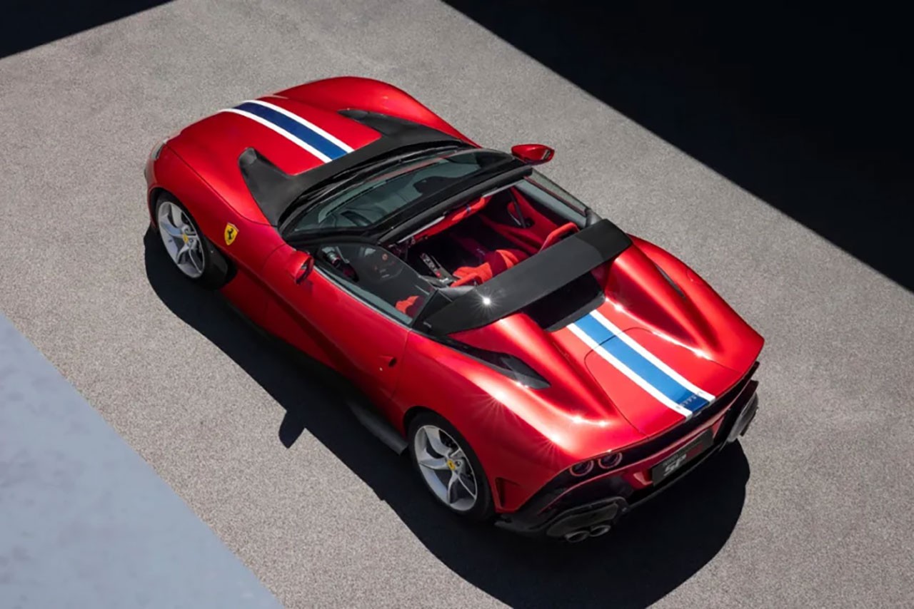Ferrari Reveals Their Latest One-Off Vehicle, The Ferrari SP51 V12 Spider
