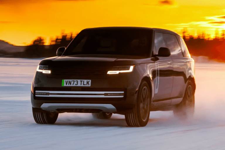 Range Rover Unveils First Electric Vehicle with Modernist All-Black ...