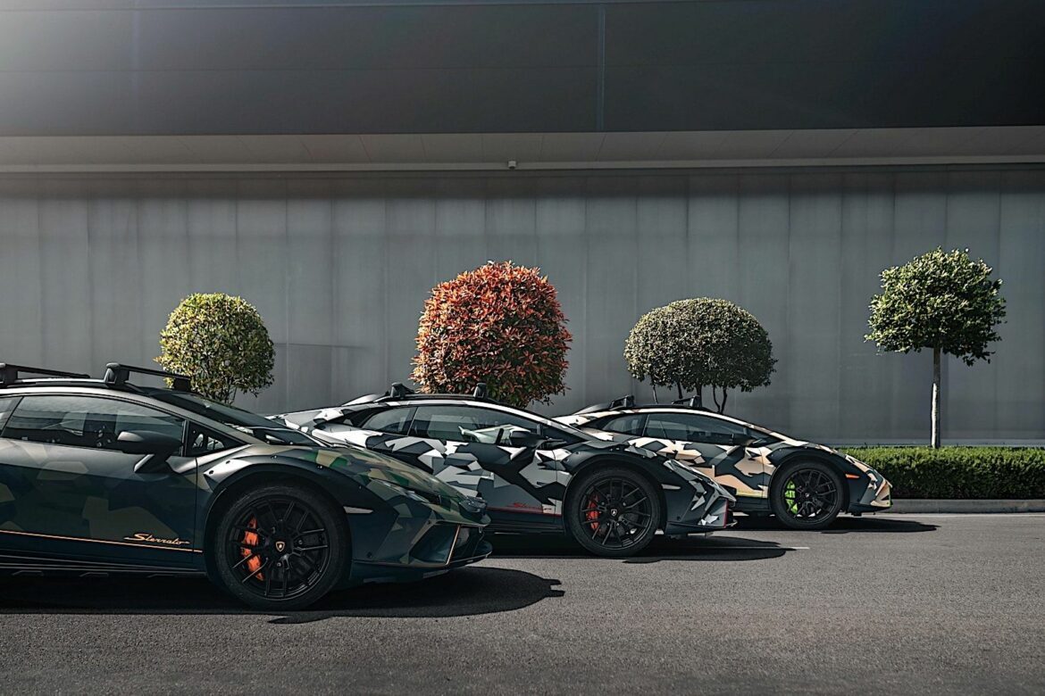 Lamborghini Introduces Limited-Edition Camouflage Liveries for the ...